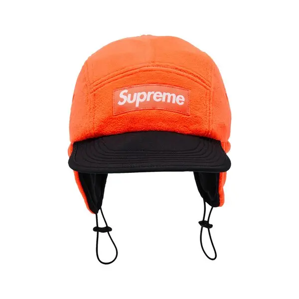 Supreme Polartec Earflap Camp Cap - Orange