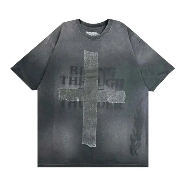 TRAVIS SCOTT Met Life Tee Ii - Grey