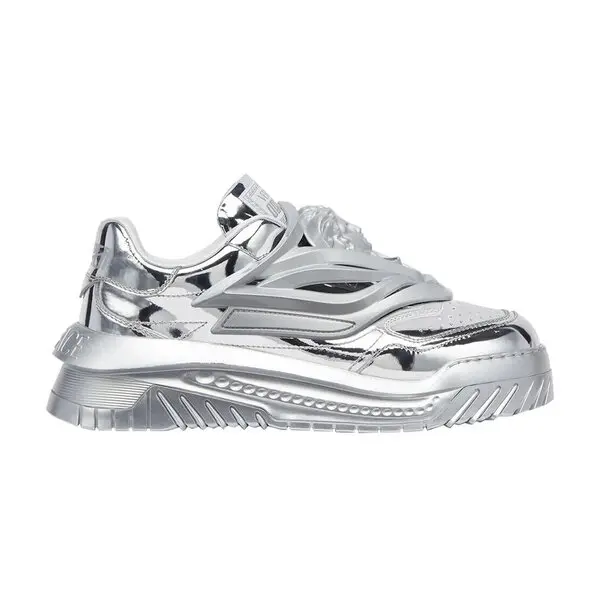 Versace Odissea Caged Rubber Sneakers - Silver