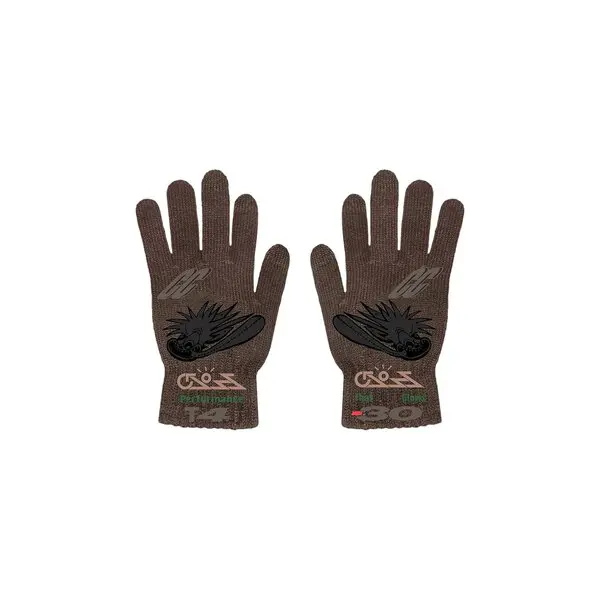 CACTUS JACK BY TRAVIS SCOTT Cross Gloves - Brown