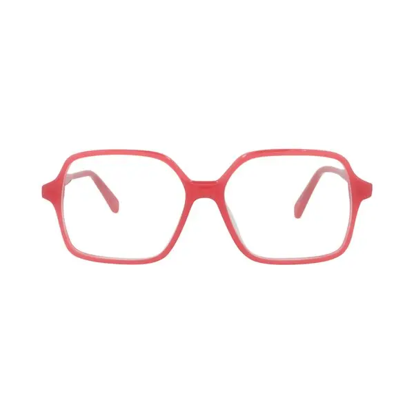 Celine Square Optical Glasses - Red