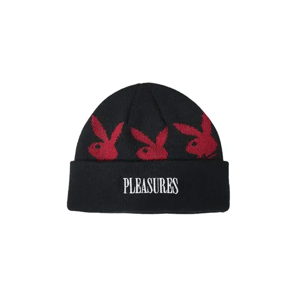 PLEASURES Jacquard Pb Beanie - Black