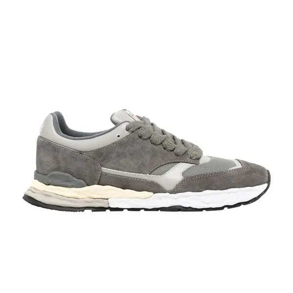 Mihara Yasuhiro George Og Sole Mixed Material Low Top Sneaker - Grey