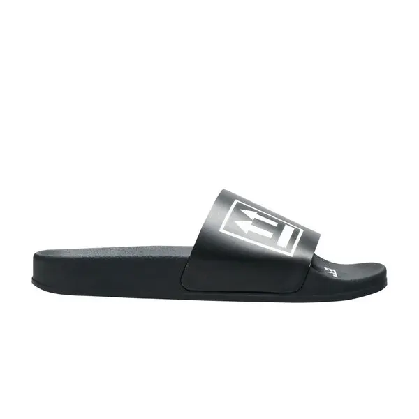 Off-White Double Arrow Sliders - Black