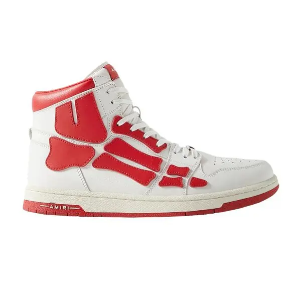 Amiri Skel Top High-Top Sneakers White Editorialist