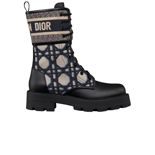 Dior D-major Macrocannage Ankle Boot