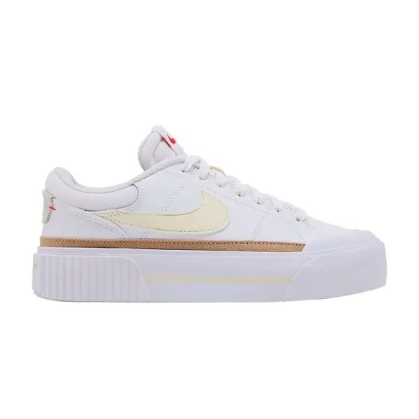 Nike Wmns Court Legacy Lift Coconut Milk - White