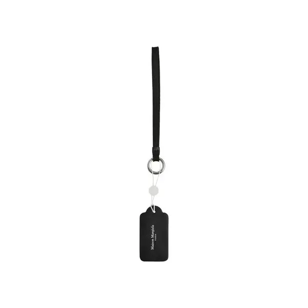 MAISON MARGIELA Tag Key Ring With Short Lace - Black