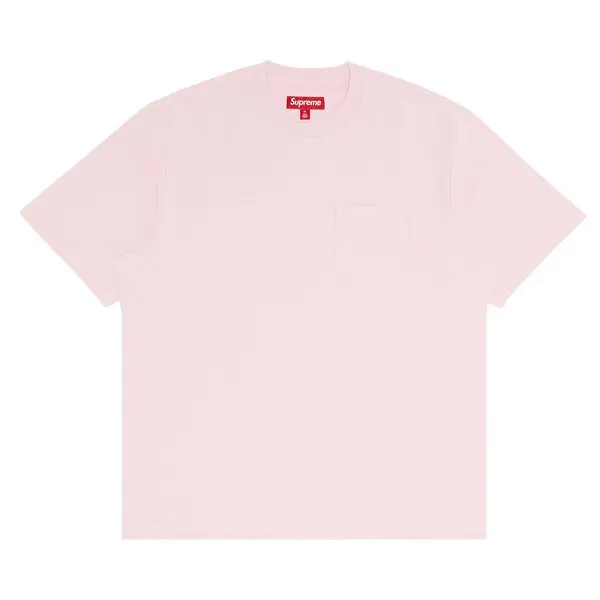 Supreme Short-sleeve Pocket Tee - Pink