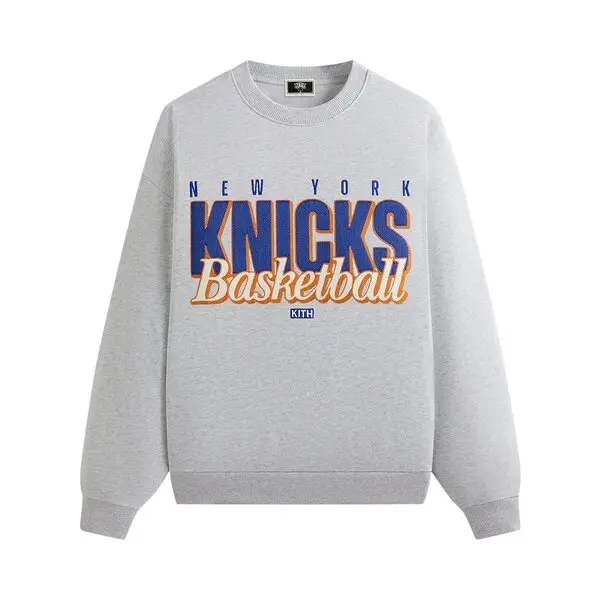 Kith For The New York Knicks Nelson Crewneck - Grey