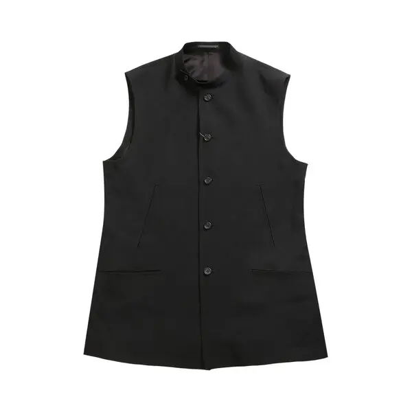 YOHJI YAMAMOTO POUR HOMME Stand Collar Vest