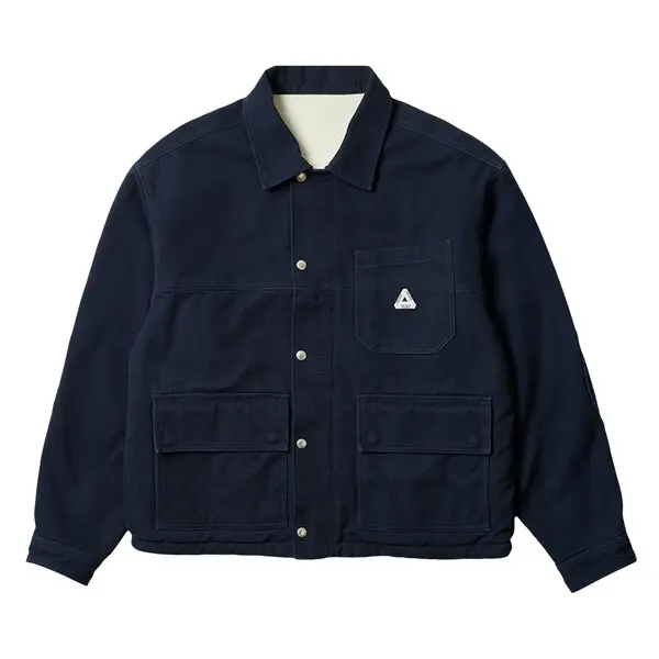 PALACE Reversible Canvas Fleece Jacket