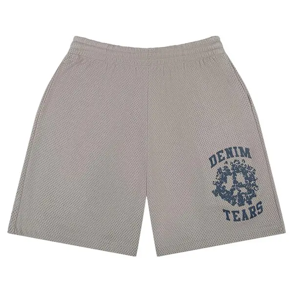 DENIM TEARS Denim University Mesh Shorts - Grey