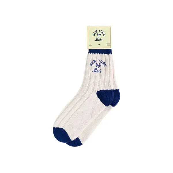 Aimé Leon Dore X New York Mets Crew Socks - White