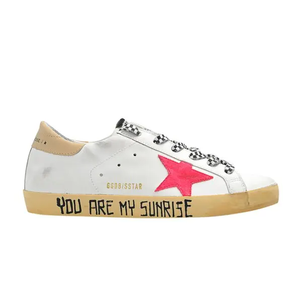 GOLDEN GOOSE Superstar 'you Are My Sunrise' Sneakers - White