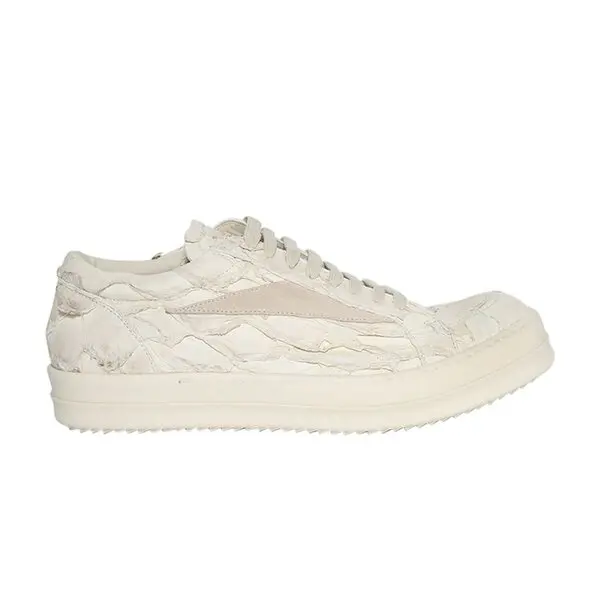 Rick Owens Porterville Vintage Low Top Sneakers - Cream