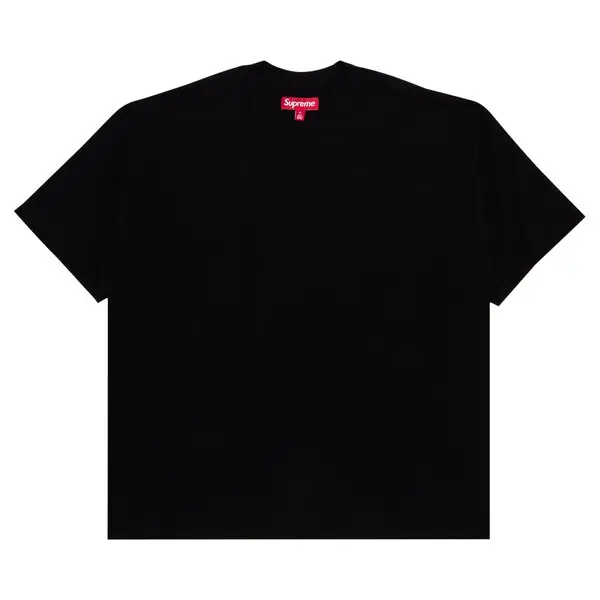 Supreme Intarsia Short-sleeve Top - Black