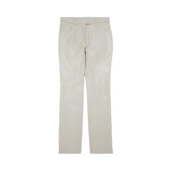 COURREGES 5-pocket Vinyl Pants