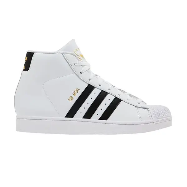 Adidas High-top Lace-up Sneakers - White