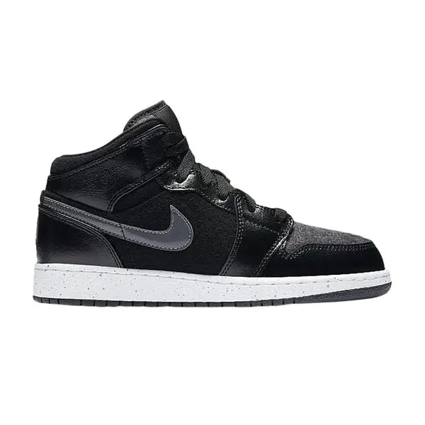 JORDAN 1 Mid Premium Sneakers - Black