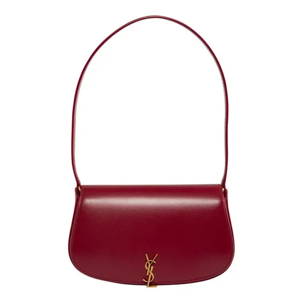Saint Laurent Half-moon Shoulder Bag - Red