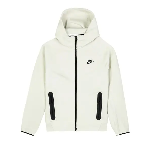 Nike Sportswear Tech Fleece Windrunner Full Zip Hoodie - Cream