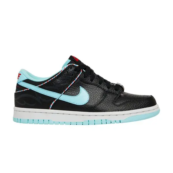 Nike Dunk Low Se Gs 'barber Shop' Sneakers - Black