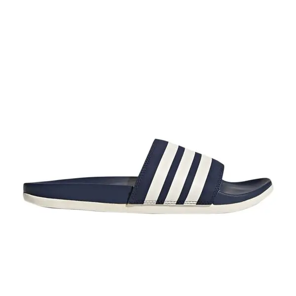 Adidas Adilette Cloudfoam Plus Stripe Slide - Blue