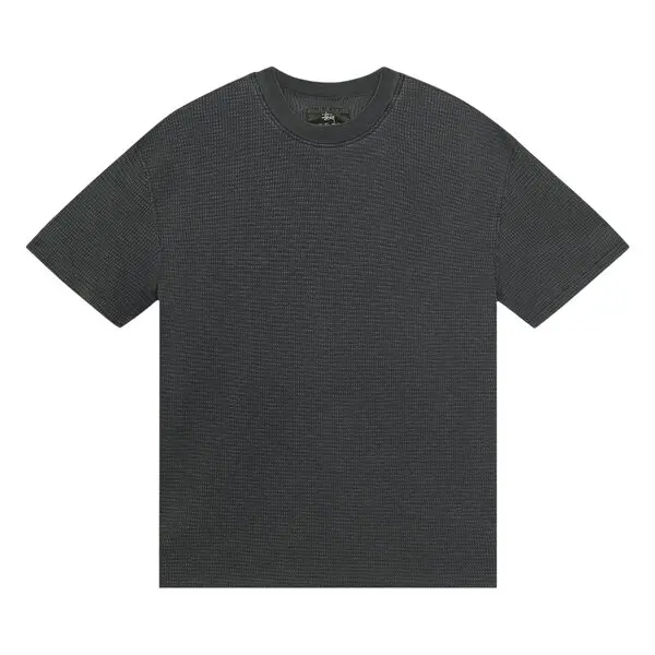 StÜssy Pigment Dyed Short-sleeve Thermal - Black