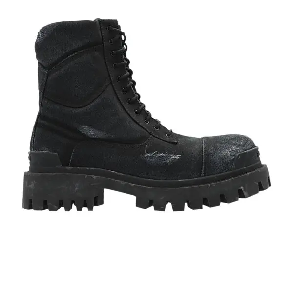 靴 Balenciaga combat strike boots black Balenciaga Combat Strike Boots in Black | LN-CC