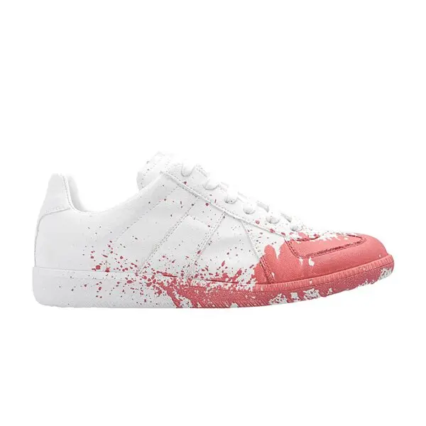 MAISON MARGIELA Replica Low 'paint Splatter - White