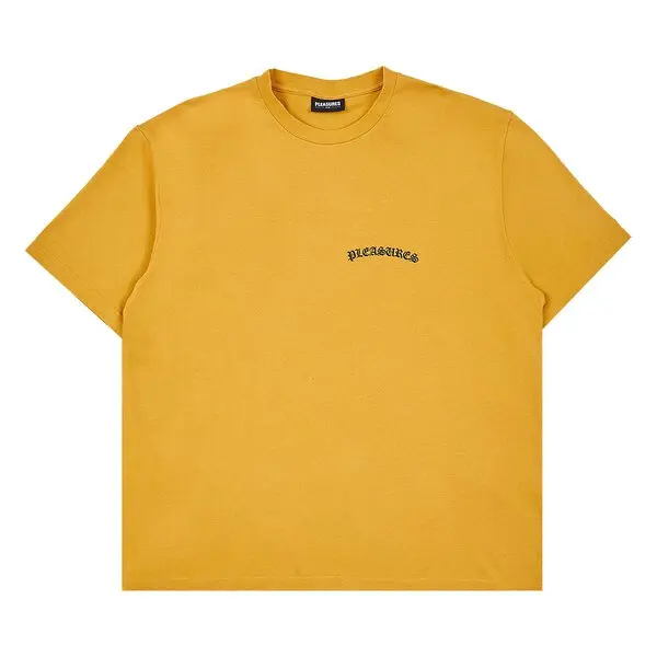 PLEASURES Neural Heavyweight T-shirt - Yellow