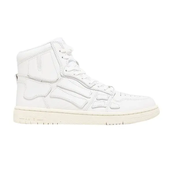 Amiri Skel Top High 'triple Sneakers - White