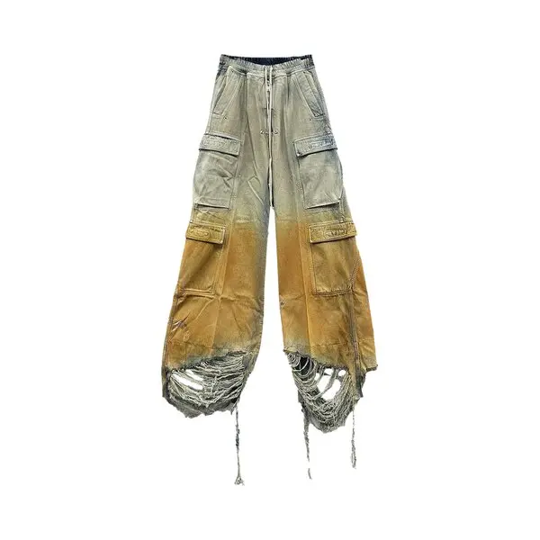 Rick Owens Denim Jumbo Pants - Blue