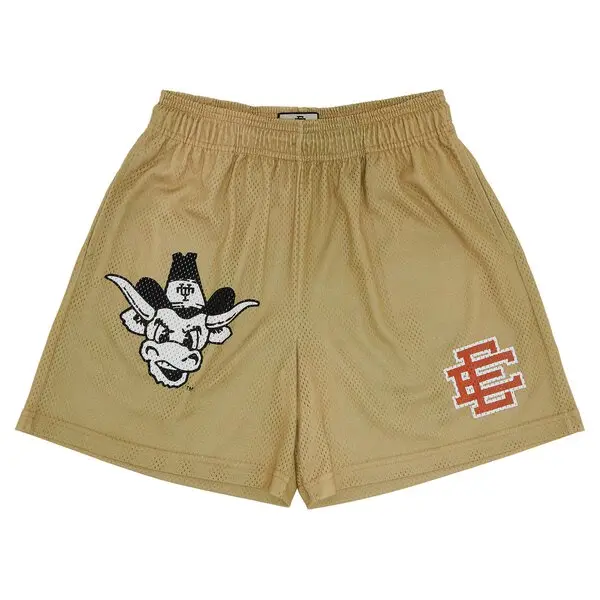 ERIC EMANUEL X University Of Texas Basic Shorts - Brown