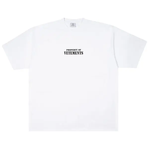 Vetements Property Of T-shirt - White
