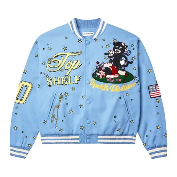 VALE FOREVER Skyhigh Varsity Jacket