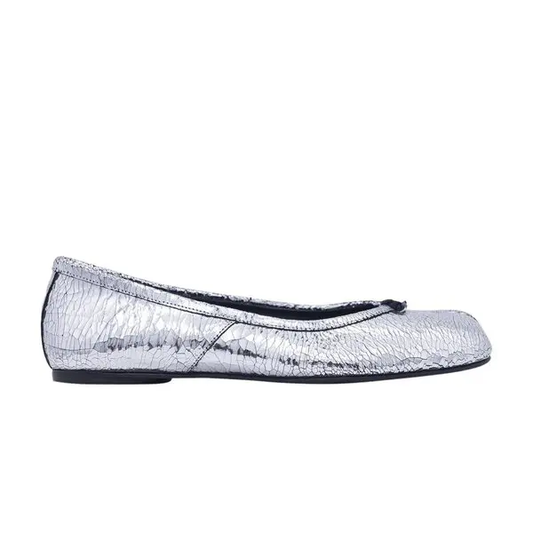 MAISON MARGIELA Tabi Ballerina - Silver