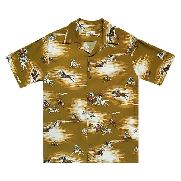 Kapital Printed Rayon Shirt - Gold