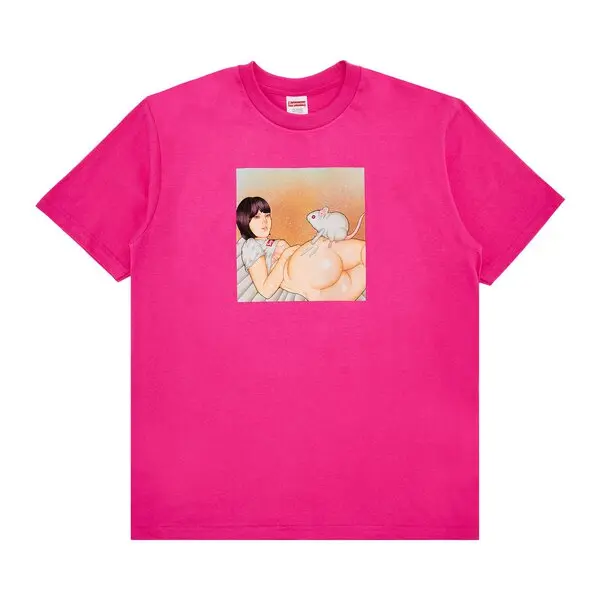Supreme Mouse Tee - Pink