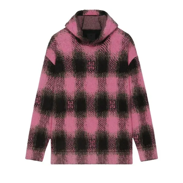 Givenchy 4g Check Hooded Sweater