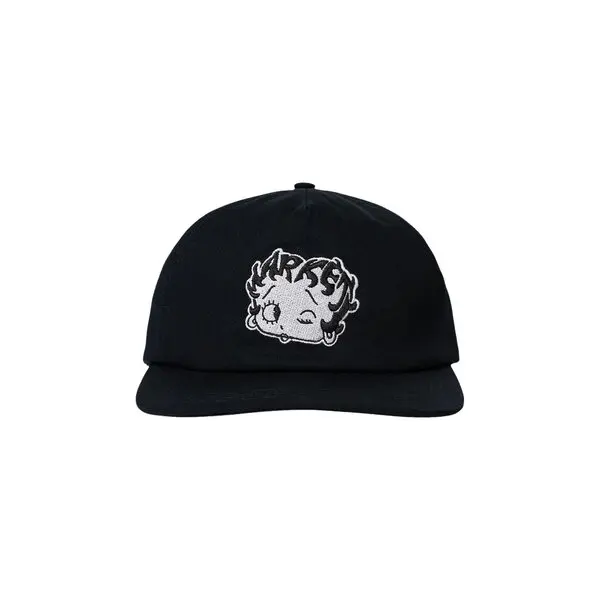 MARKET X Betty Boop 5 Panel Cap - Black