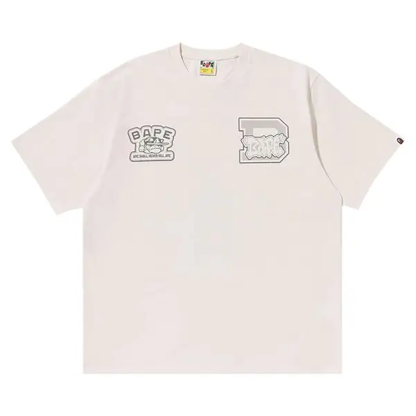 A BATHING APE Fake Puff Tee - Cream