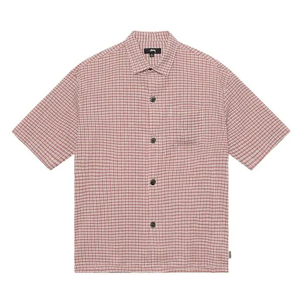 StÜssy Wrinkly Gingham Short-sleeve Shirt