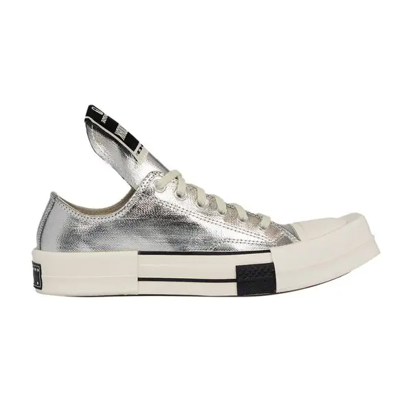 Rick Owens Converse X Turbodrk Low Sneakers - Silver
