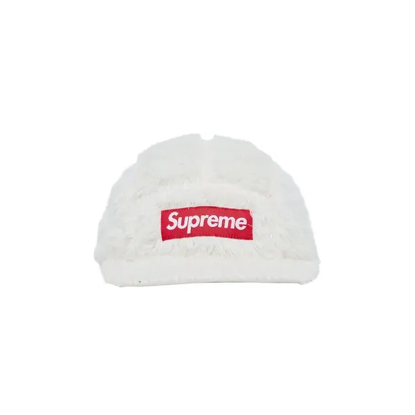 Supreme Fuzzy Camp Cap - White