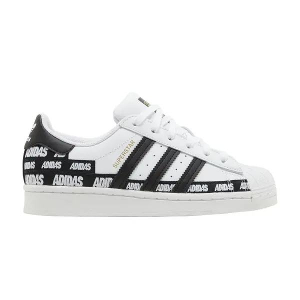 Adidas Superstar J 'wordmark Heel Stripe' Sneakers