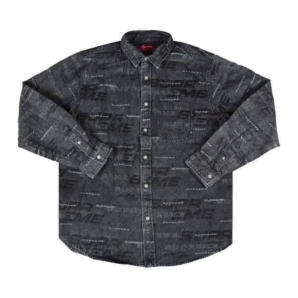 Supreme Dimensions Logo Denim Shirt