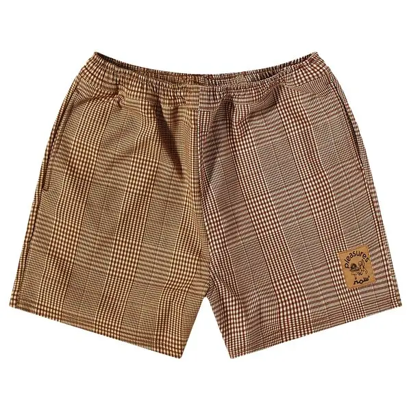 PLEASURES Chase Plaid Shorts