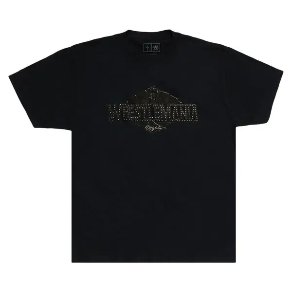 TRAVIS SCOTT Cactus Jack X Wwe Wrestlemania 41 T-shirt - Black